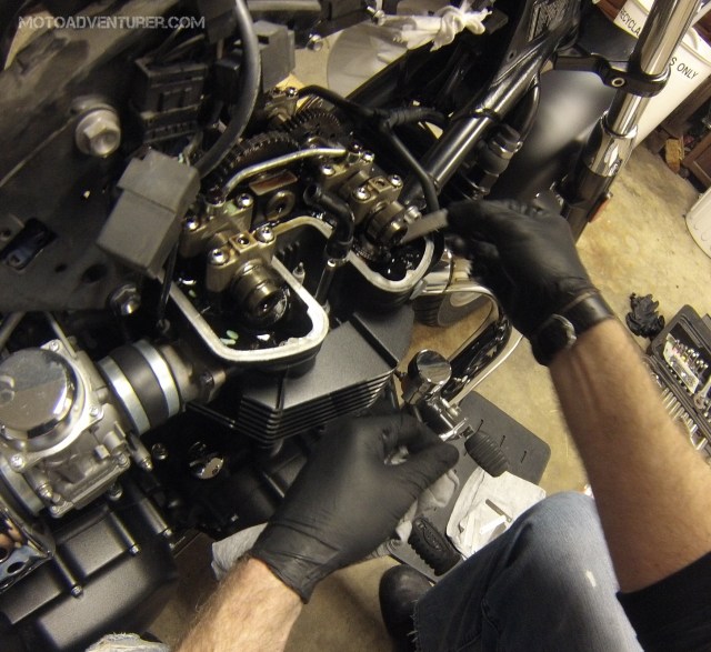Motorcycle Maintenance: Valve Adjustment with 42k service | Moto Adventurer
