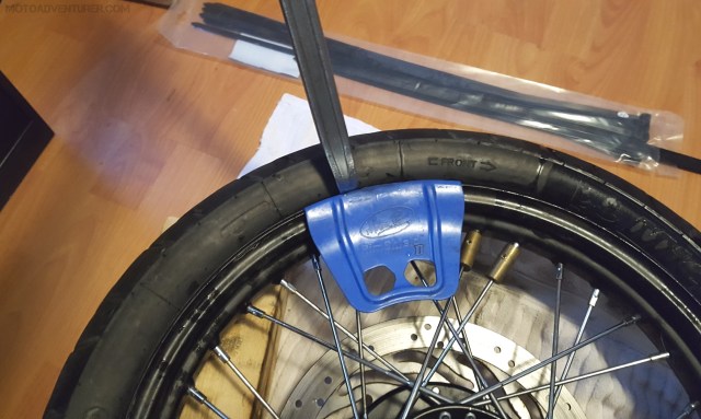 Change a Tire with Zip Ties: DIY Motorcycle Maintenance | Moto Adventurer