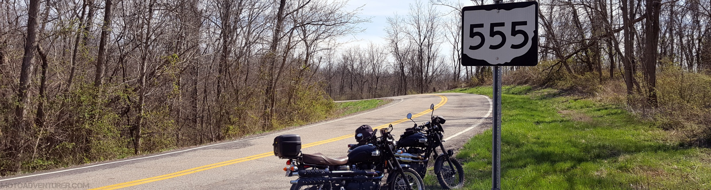 Ohio Route 555 Tripel Nickel Banner MotoADVR | Moto Adventurer