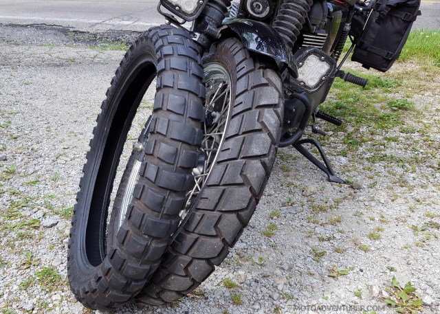 Tried and True Dual Sport Tires: Shoe Shopping with Rosie the Scrambler ...