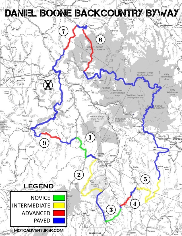 Daniel Boone Backcountry Byway: An Adventure Guide | Moto Adventurer